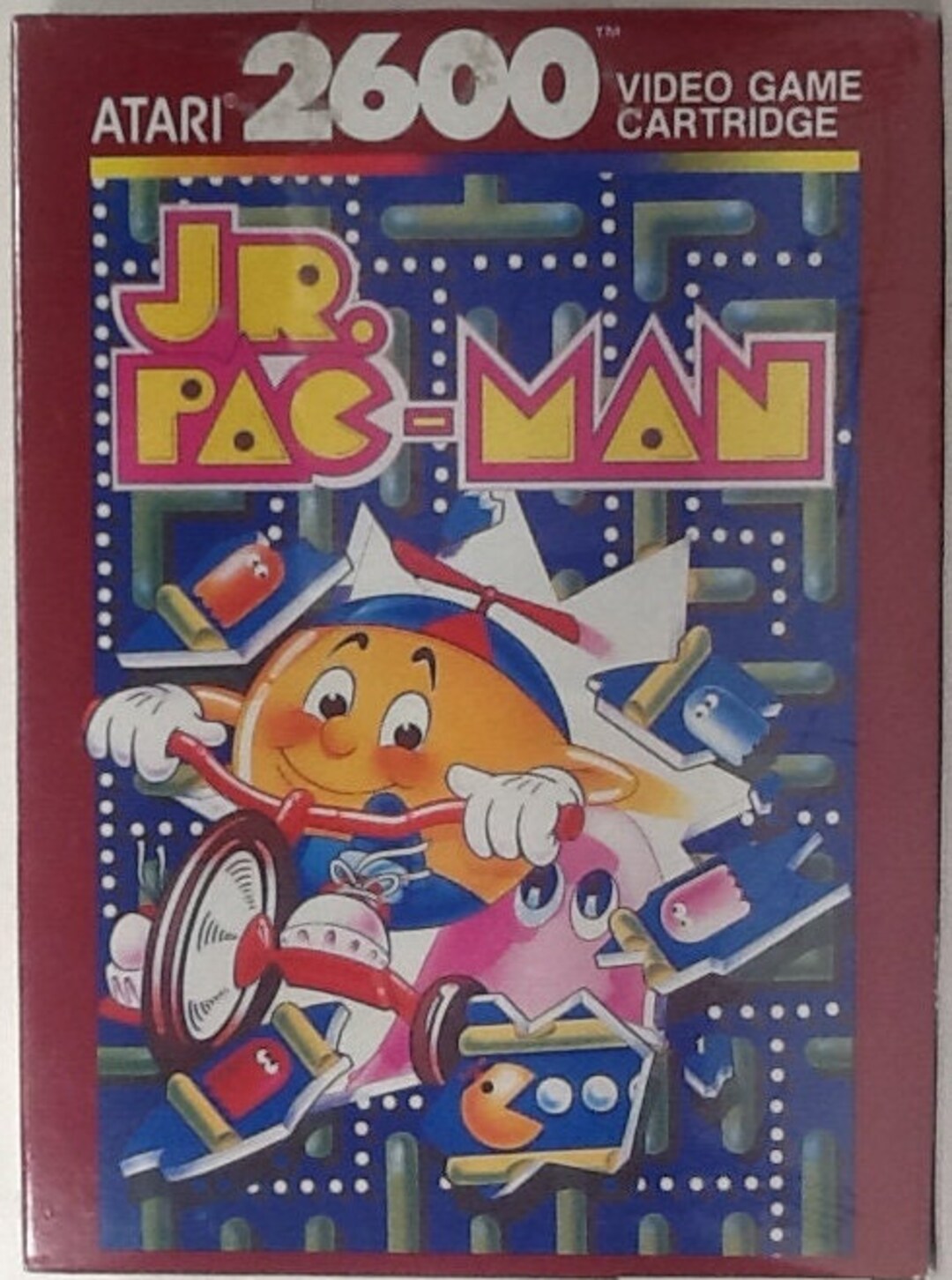 Vintage 1987 FACTORY SEALED Pac-man Jr. Atari 2600 Video Game - Etsy