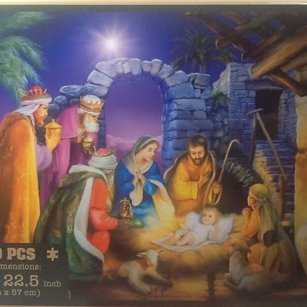 Nativity Puzzle - Etsy