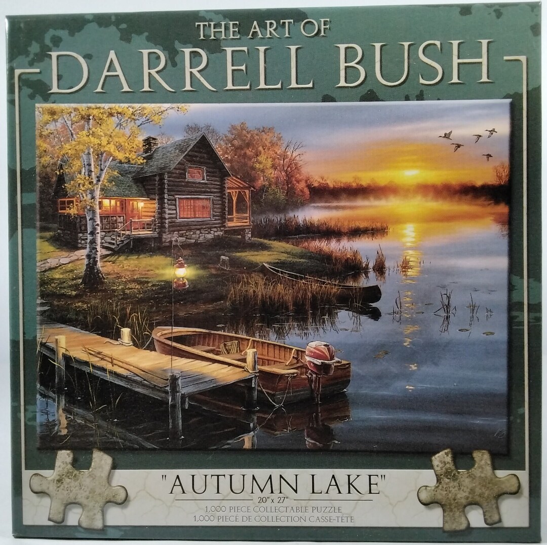 Autumn Lake Darrell Bush 1000 Pc Jigsaw Puzzle 20 X 27 Karmin ...