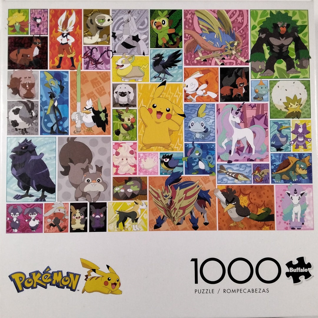 Pokemon Collage Pikachu 1000 Pc Jigsaw Puzzle 26.75 X - Etsy