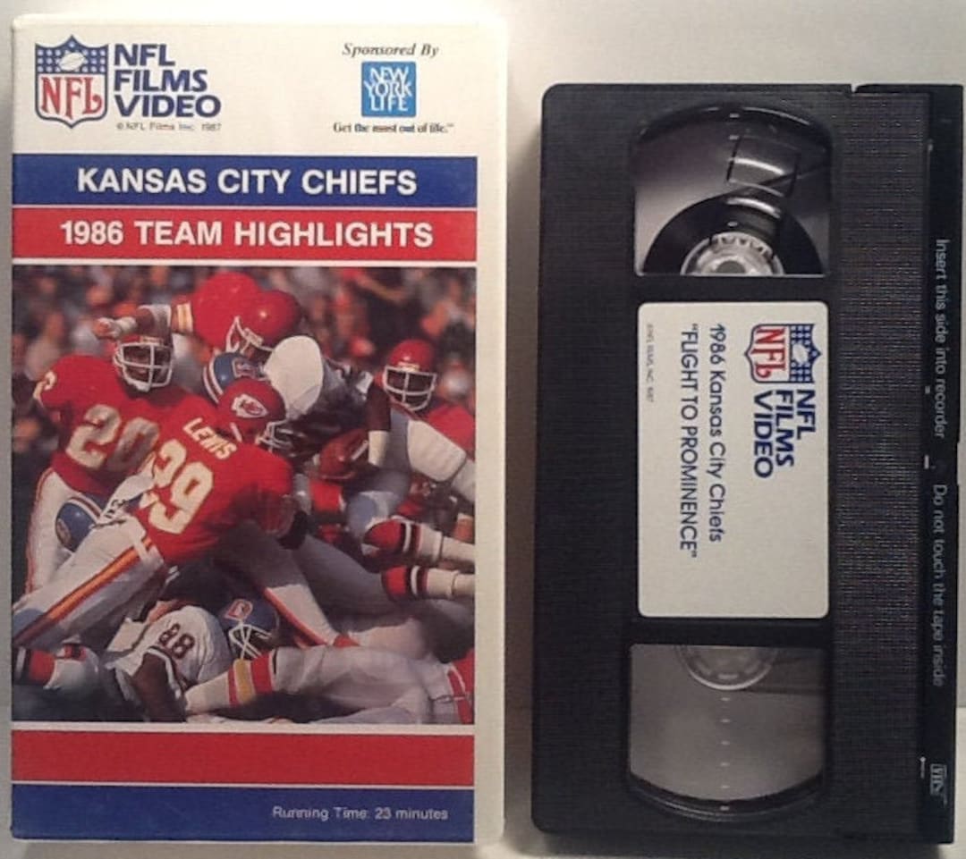 Kansas City Chiefs 1986 Team Highlights VHS NFL Films Video Flight to ...