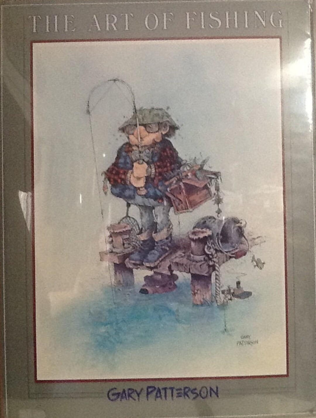 Vintage 1981 the Art of Fishing Poster 24 X 18 Gary Patterson Thought ...