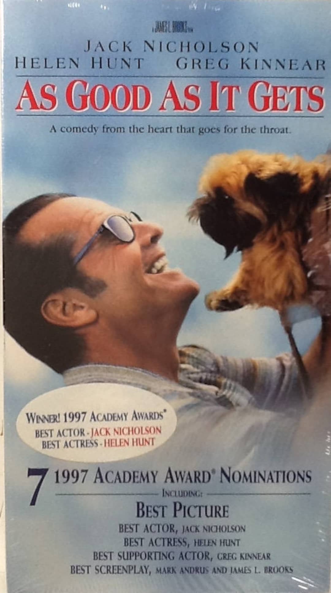 FACTORY SEALED as Good as It Gets VHS Jack Nicholson Helen Hunt Greg ...