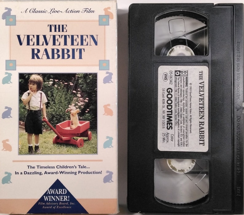 Vintage the Velveteen Rabbit VHS Live-action Film Award-winning - Etsy