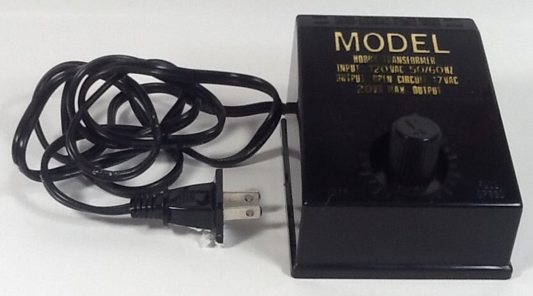 Vintage 1993 Model Hobby Transformer Input 120 Vac 50/60 Hz Output Open ...