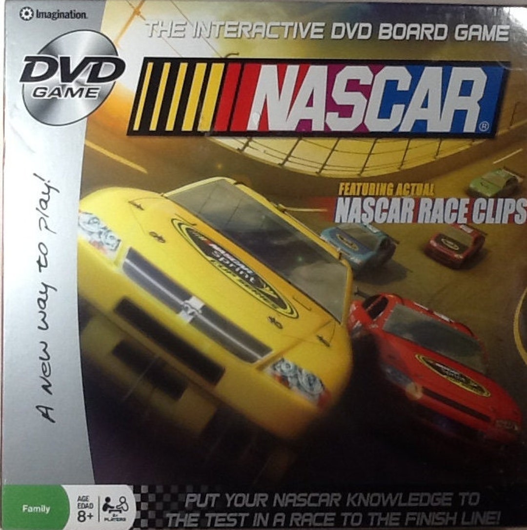 Factory Sealed NASCAR Interactive DVD Board Game Featuring Actual ...