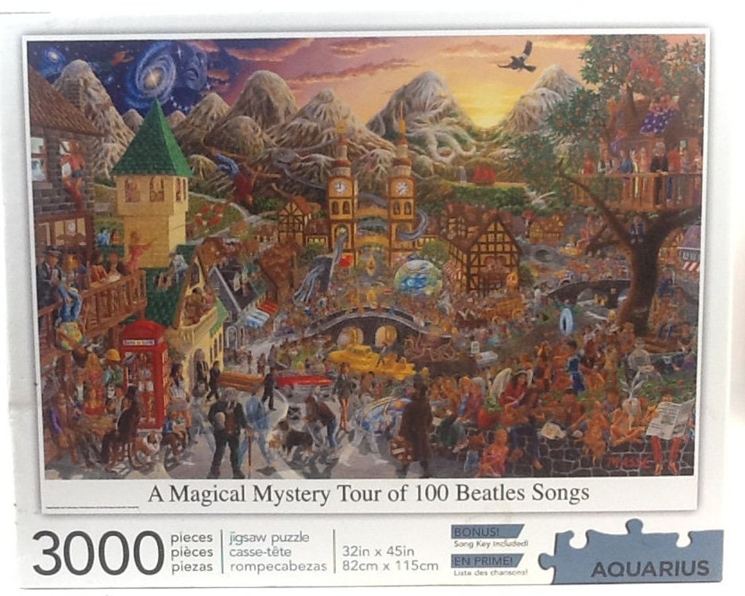 Music Themed Puzzle Aquarius Magical Mystery Tour Jigsaw Puzzle - 3000 ...