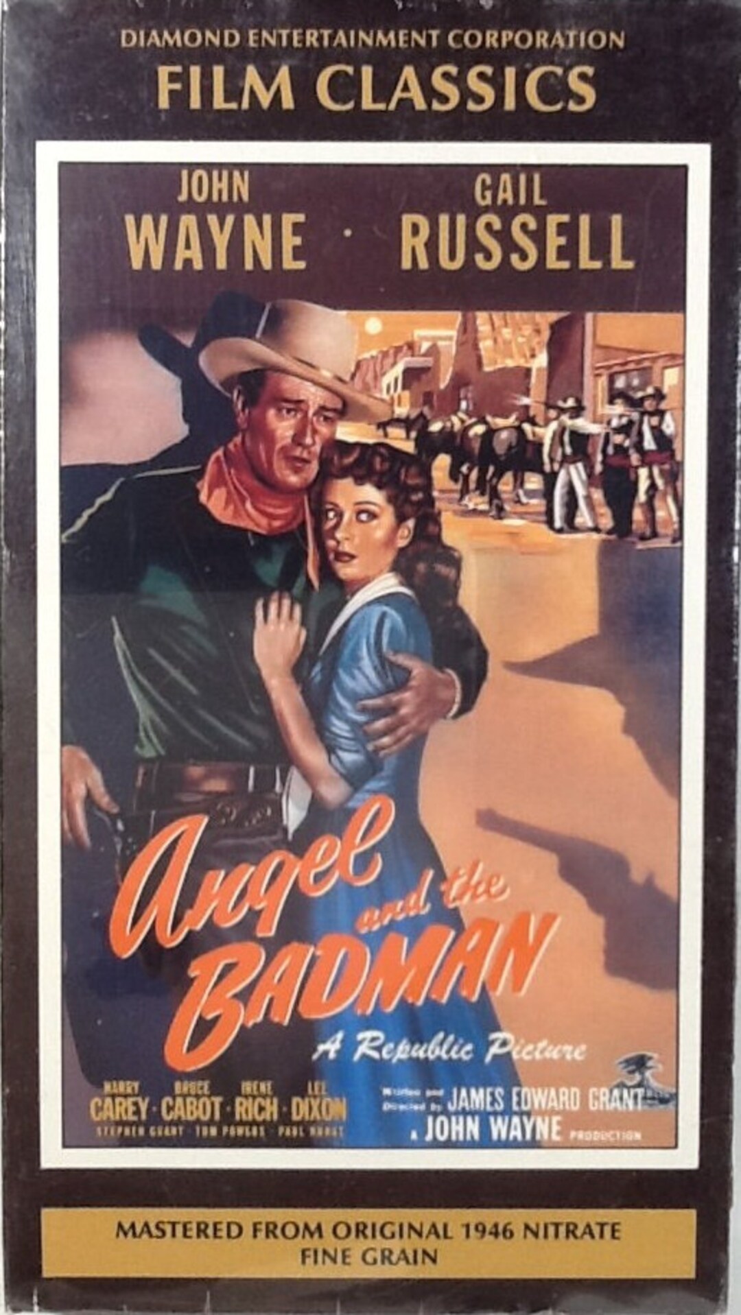 Factory Sealed Angel and the Badman VHS John Wayne Gail Russell Harry ...
