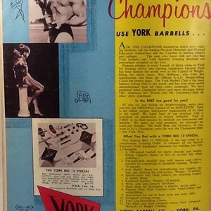 VINTAGE July 1960 Strength & Health Fitness Magazine Cover: Chuck ...