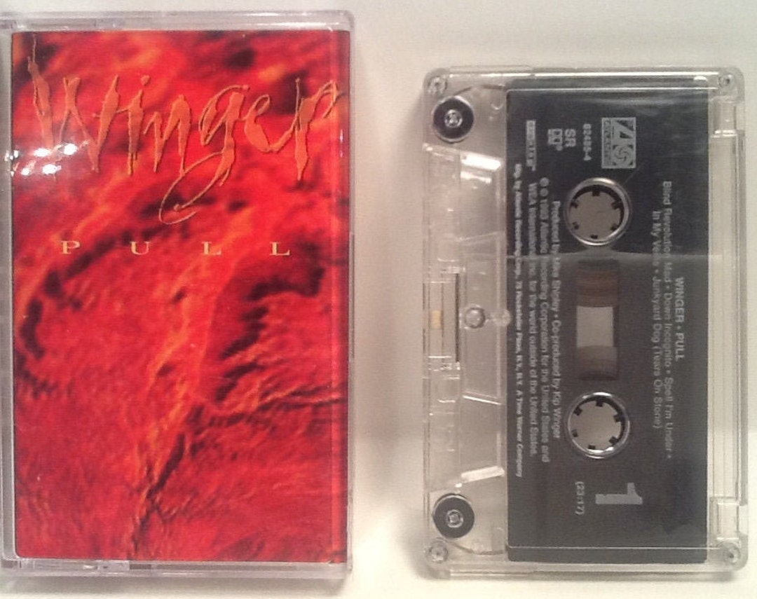 Kip Winger CASSETTE Pull 1993 Blind Revolution Mad Down Incognito Spell I'm Under the Lucky One ...