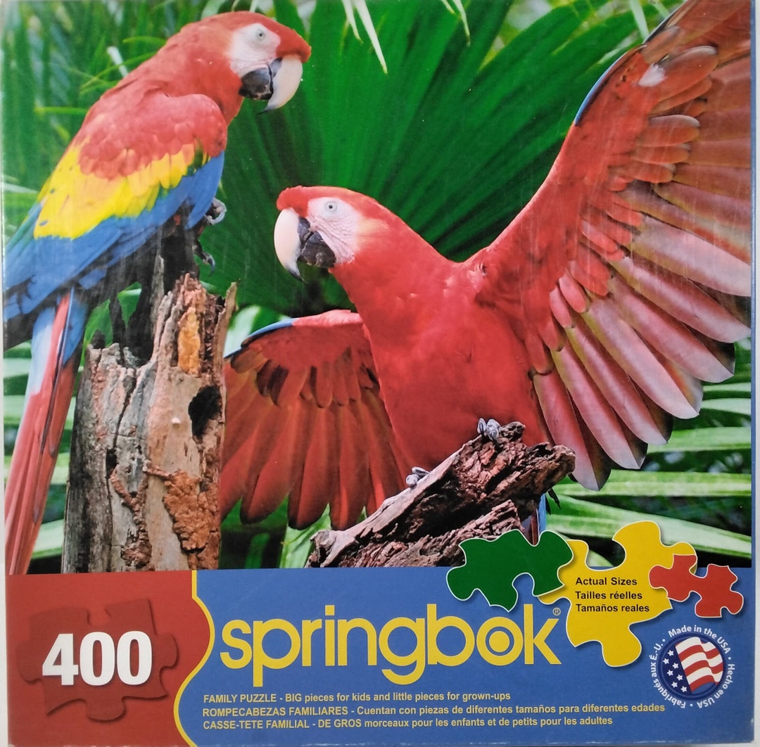 Scarlet Macaw 400 Pc Jigsaw Puzzle 20.5 X 27 Springbok - Etsy