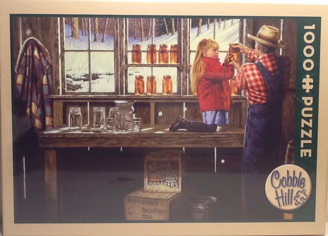 FACTORY SEALED First Jar of the Year Jim Daly 1000 Pc Jigsaw Puzzle 126 ...