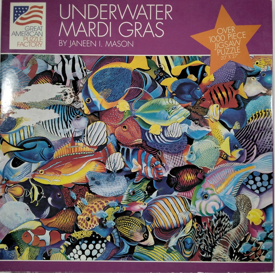 Underwater Mardi Gras Janeen I. Mason 1000 Pc 20 X 27 Jigsaw Puzzle ...