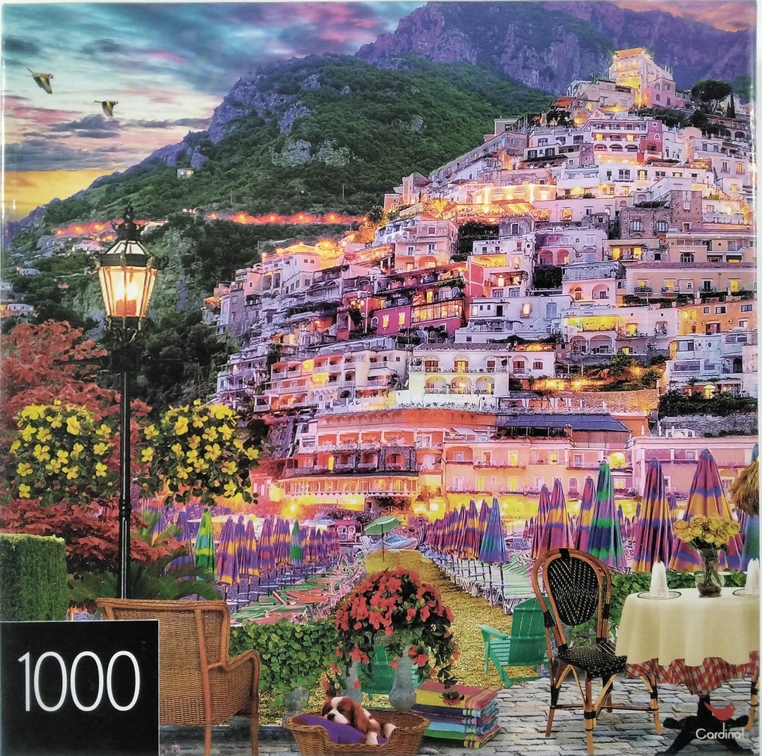 Amalfi Coast David Maclean 1000 Pc Jigsaw Puzzle 20" X 27" Cardinal - Etsy