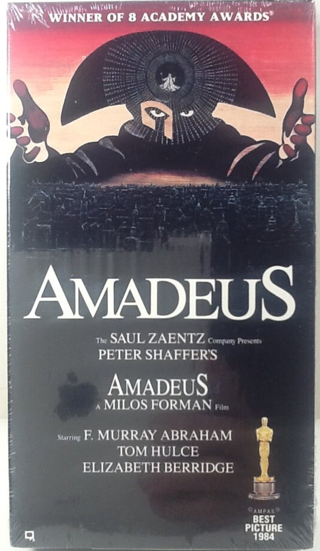 Vintage 1993 FACTORY SEALED Amadeus VHS F. Murray Abraham Tom Hulce ...