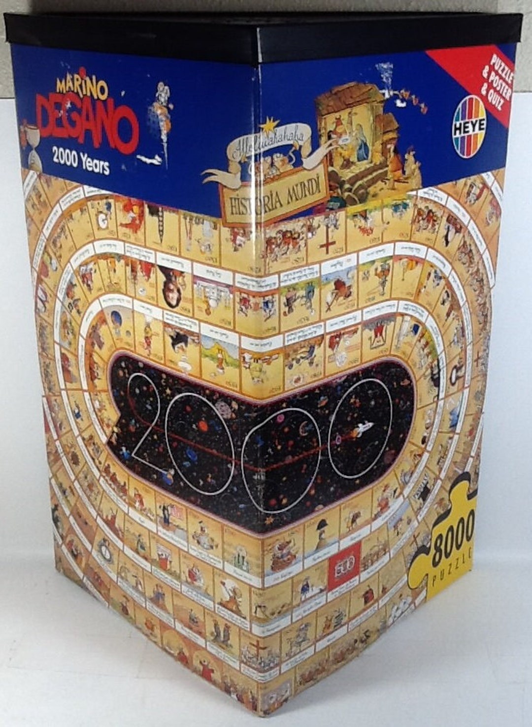 Vintage 1998 Marino Degano 2000 Years 8000 Pc Jigsaw Puzzle 54-8/16 X ...