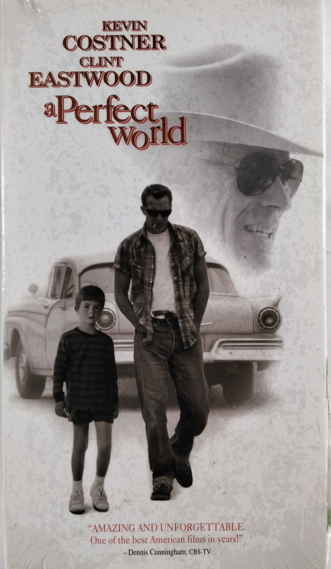 New SEALED A Perfect World VHS Kevin Costner Clint Eastwood WATERMARK ...