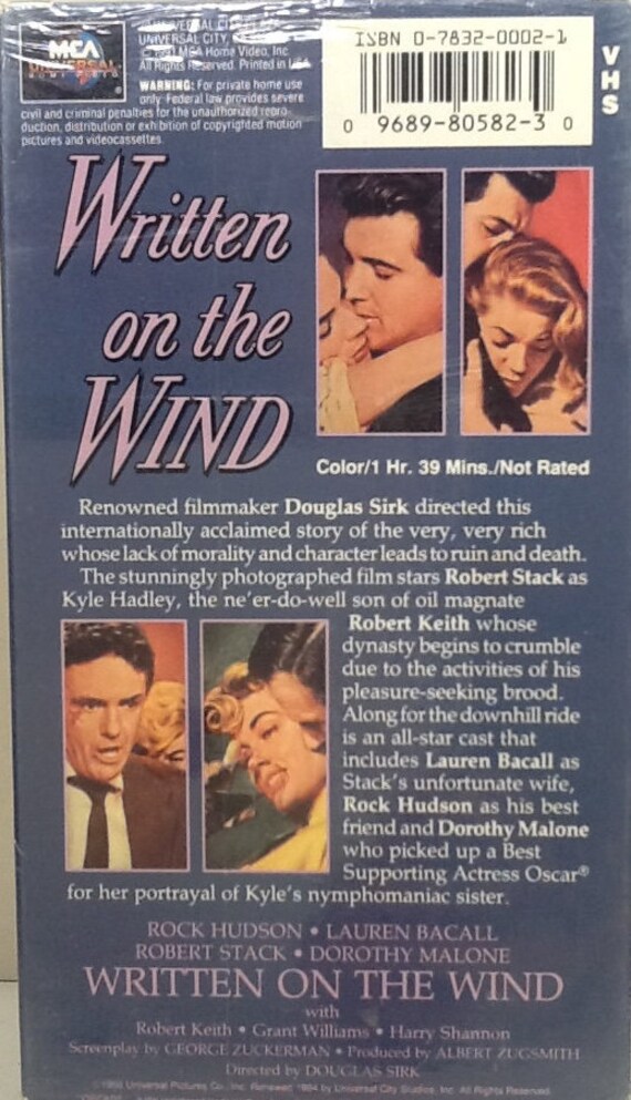 Robert Stack Written On The Wind