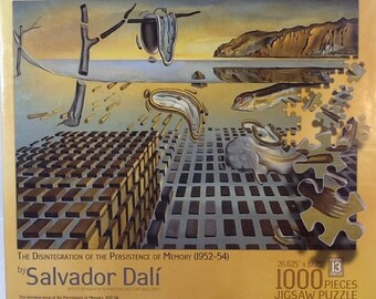 Salvador Dali Jigsaw - Etsy