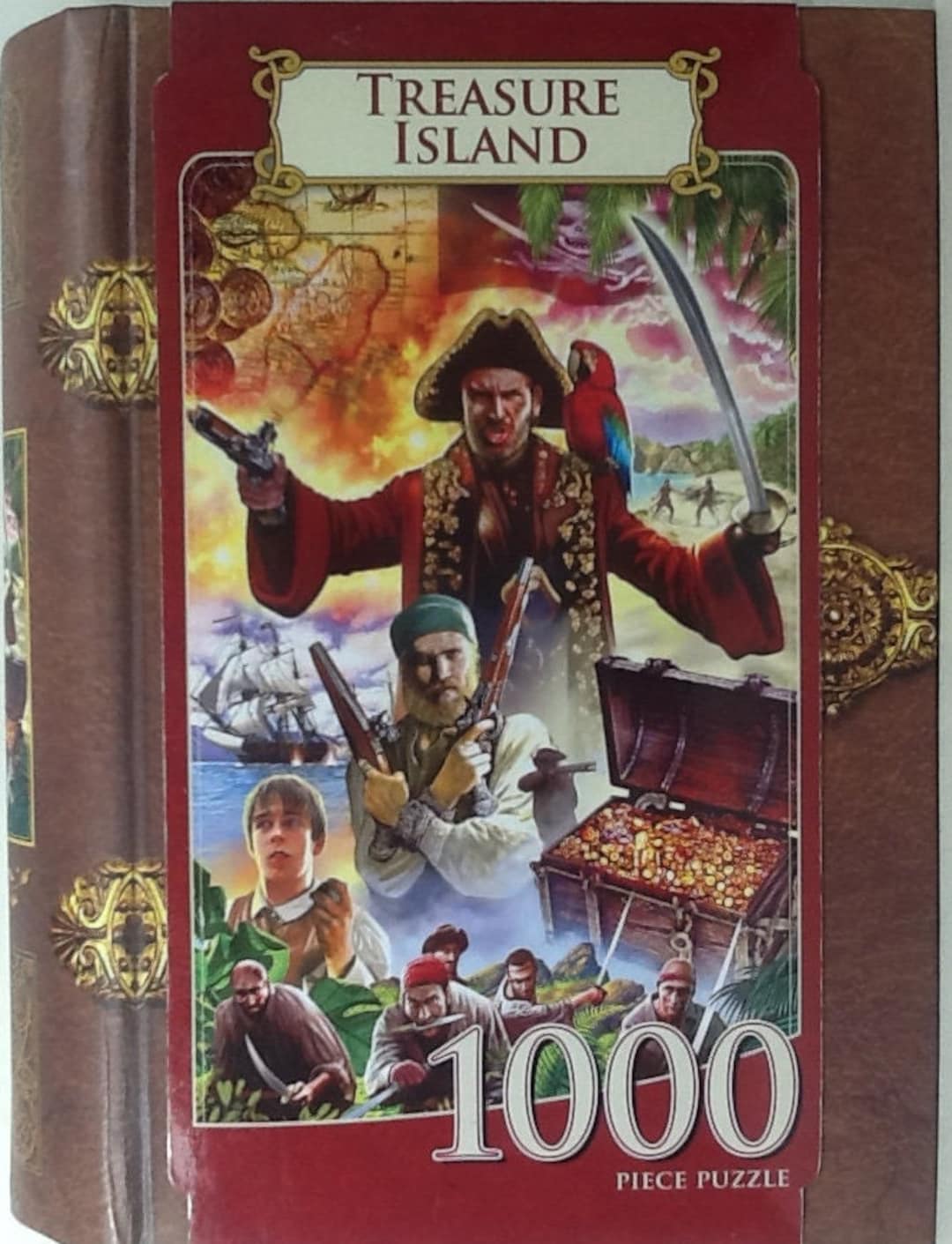 NEW Treasure Island Long John Silver Steve Crisp Jigsaw Puzzle 1000 Pc ...