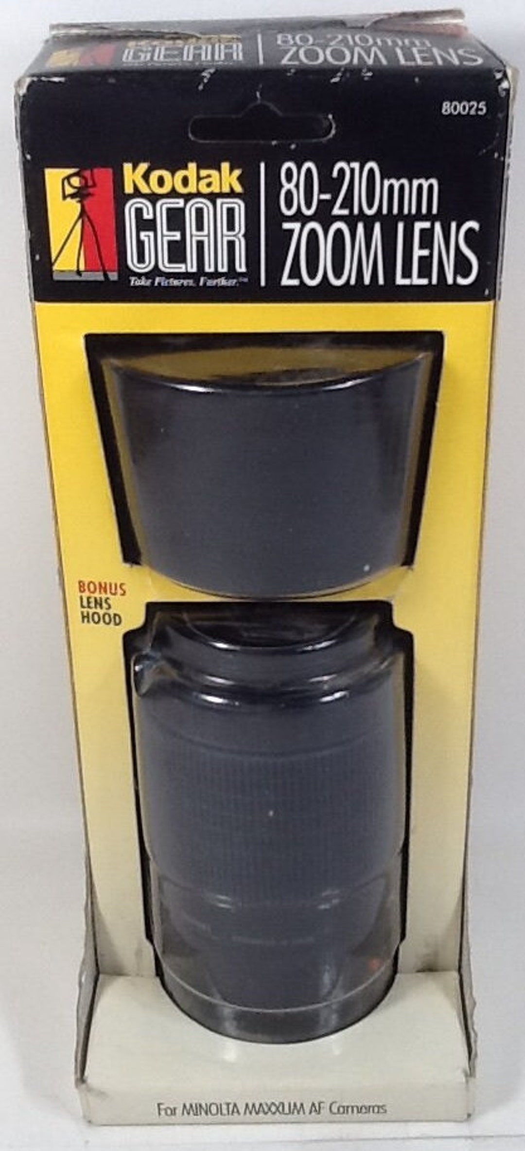 NOS New Old Stock Kodak Gear 80-210mm Zoom Lense W/lens Hood for ...
