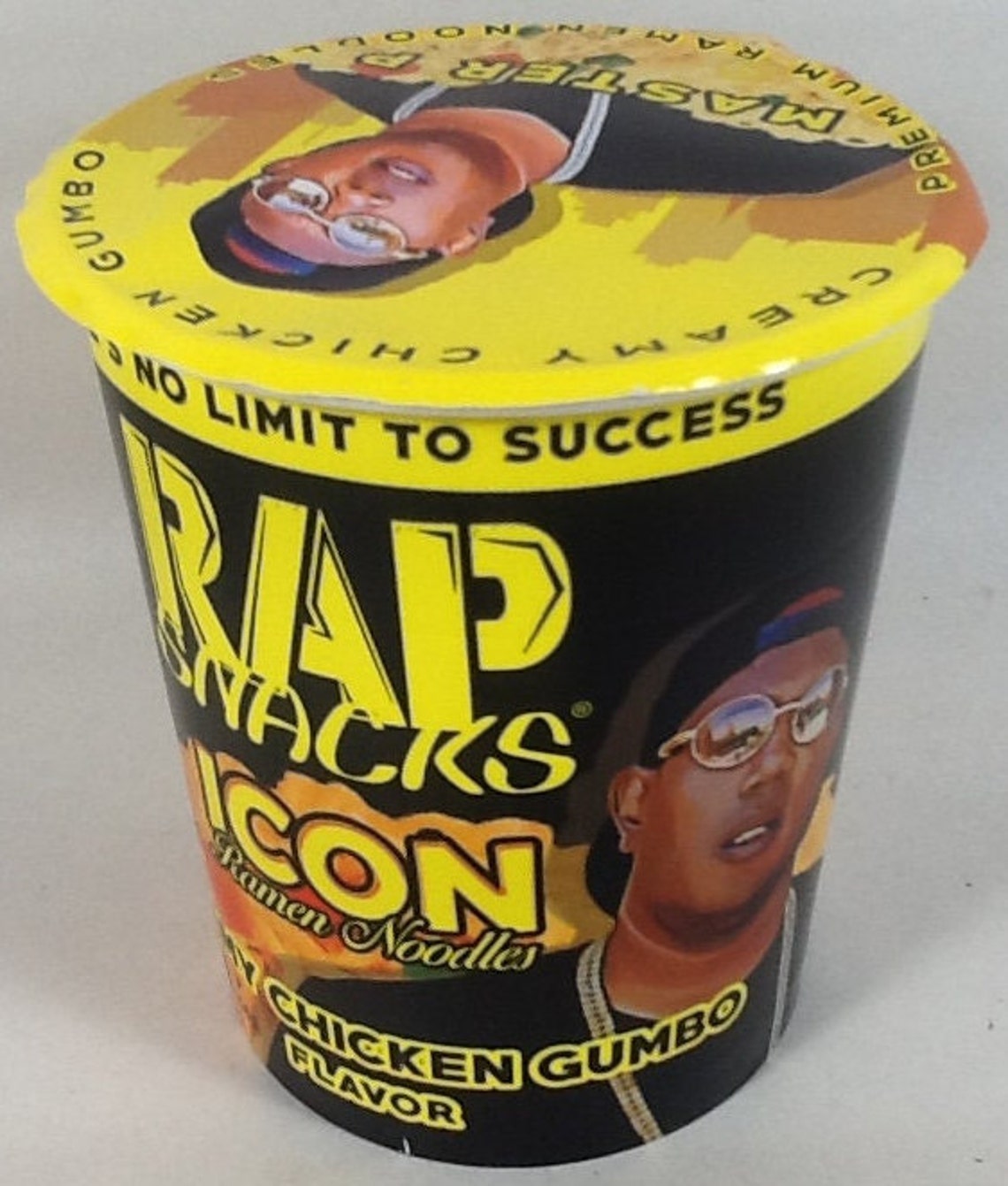 NEW Master P Rap Snacks Icon Ramen Noodles Creamy Chicken Gumbo 2.25 Oz ...