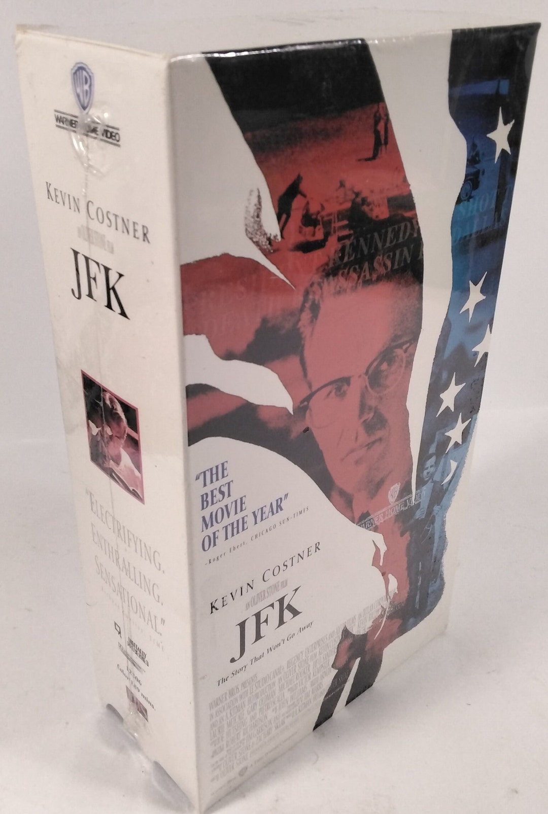 Factory Sealed JFK VHS double Tape Kevin Costner W/watermark - Etsy