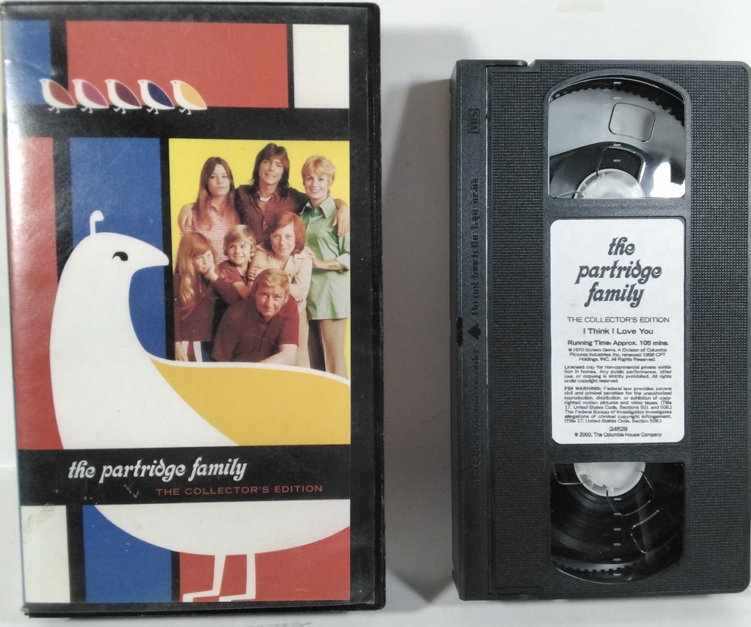 Vintage the Partridge Family Collector's Edition VHS I Think I Love You ...