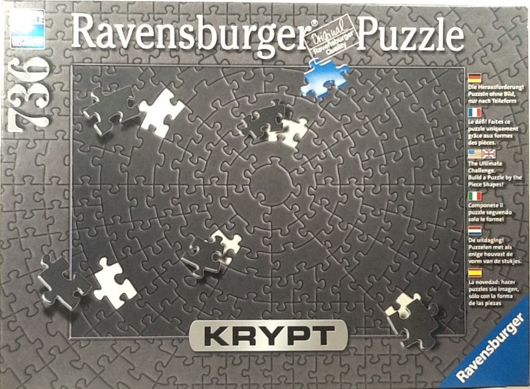 Krypt Black Jigsaw Puzzle 736 Pc 27 X 20 Ravensburger 152605 Made in Germany - Etsy