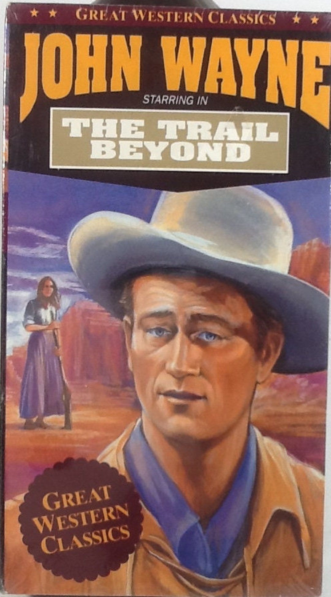 Factory Sealed the Trail Beyond VHS John Wayne 1993 Diamond ...