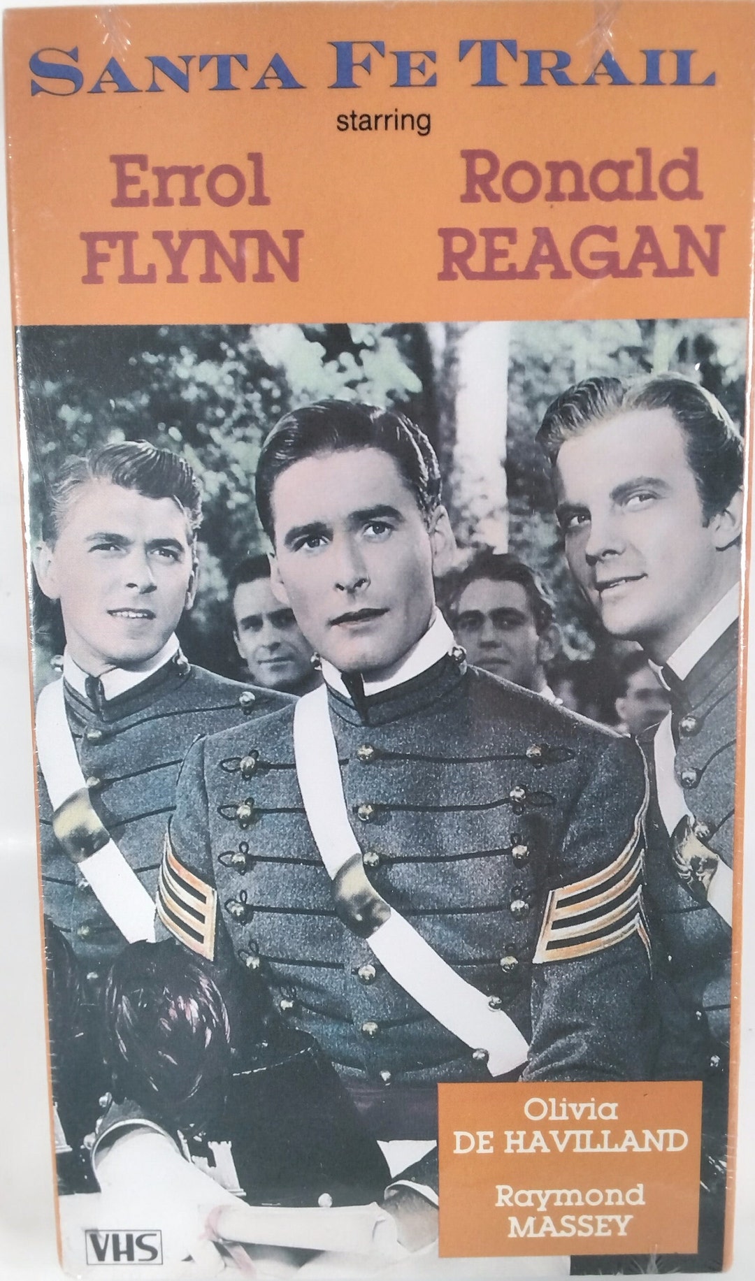 Factory Sealed Santa Fe Trail VHS Ronald Reagan Errol Flynn - Etsy