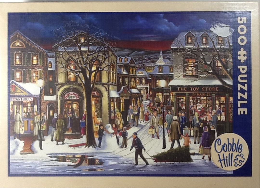 Tis the Season H. Hargrove Jigsaw Puzzle 500 Pc 26.625 X 19.25 Cobble ...