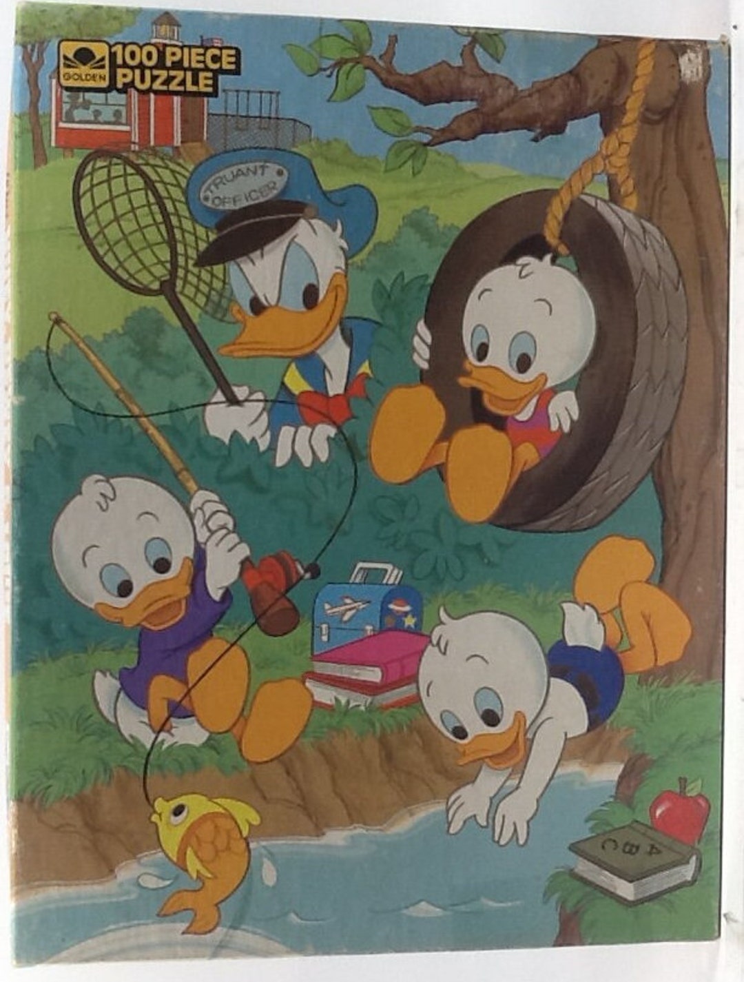 VINTAGE 1986 Walt Disney Huey Dewey & Louie Donald Duck Truant Officer ...