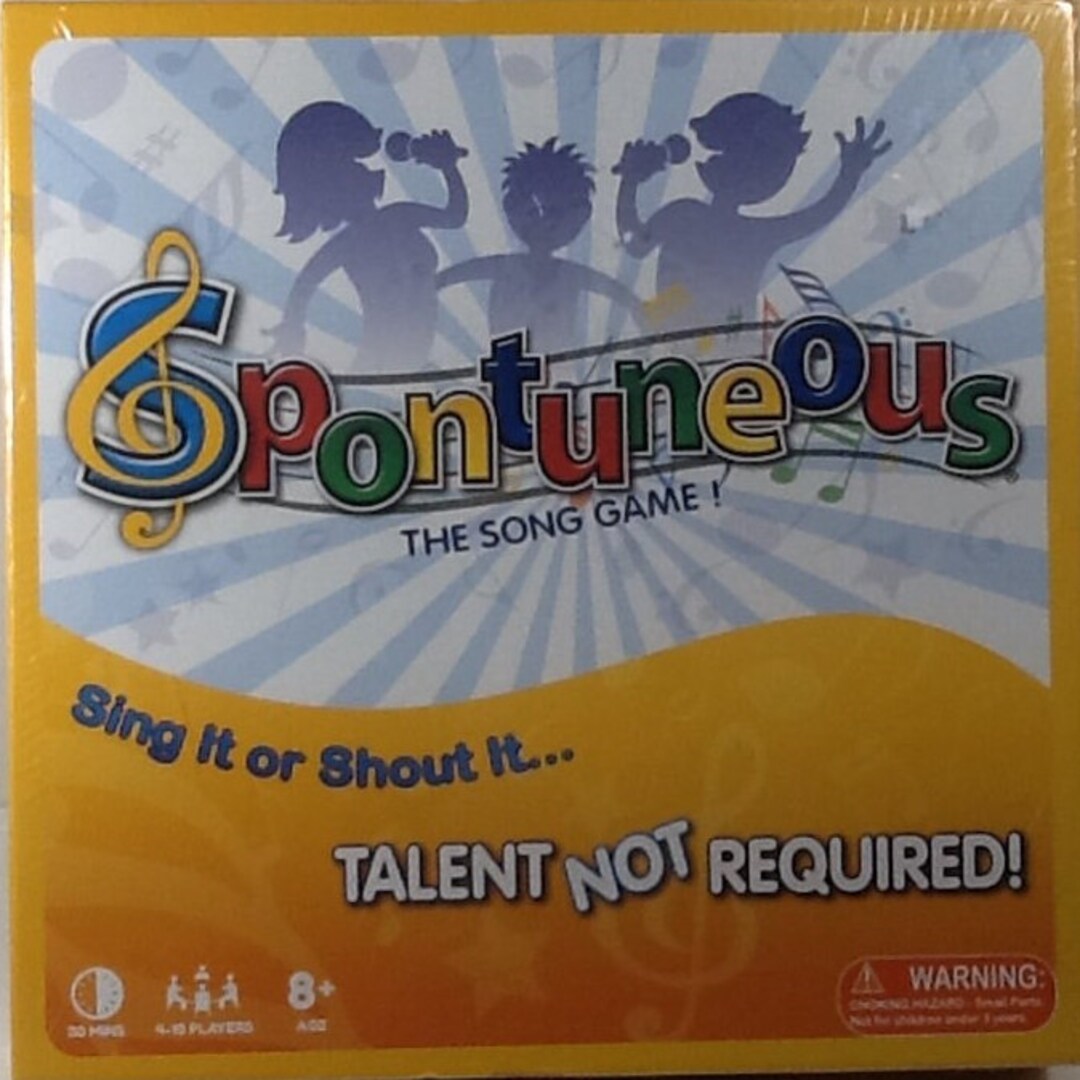 FACTORY SEALED Spontuneous the Song Game Sing It or Shout It Talent Not ...