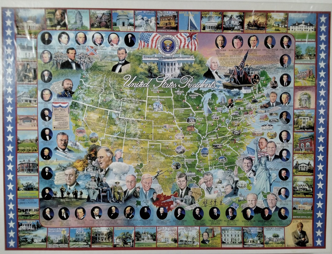 United States Presidents George Washington Through George W Bush 1000 ...