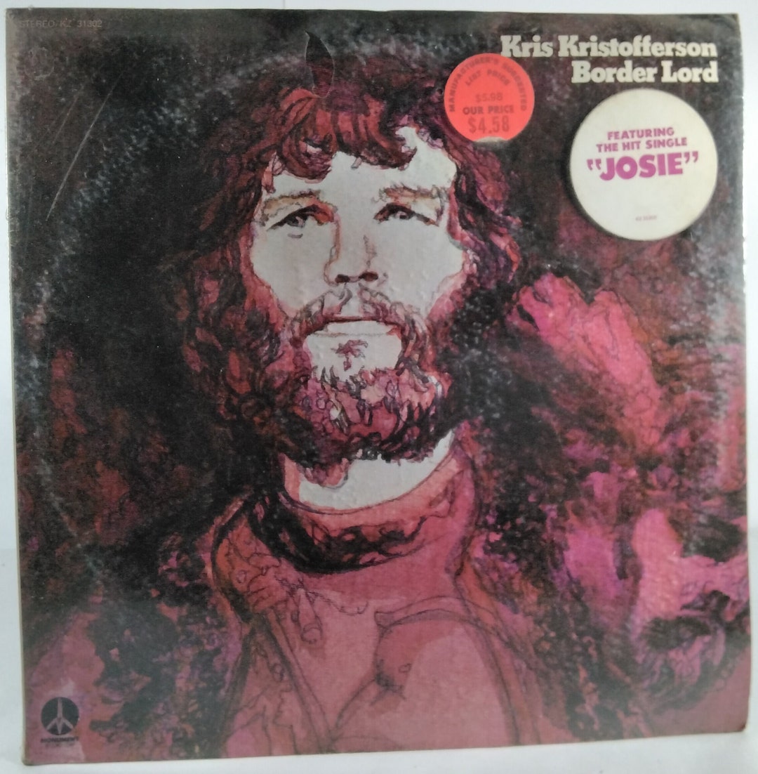 Vintage 1972 Factory Sealed LP Album Vinyl Kris Kristofferson / Border ...