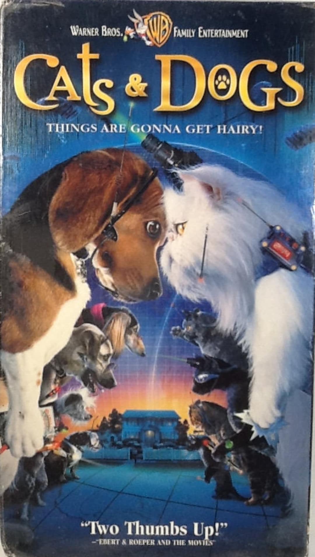 Factory Sealed Cats & Dogs VHS Jeff Goldblum Elizabeth Perkins 2001 ...