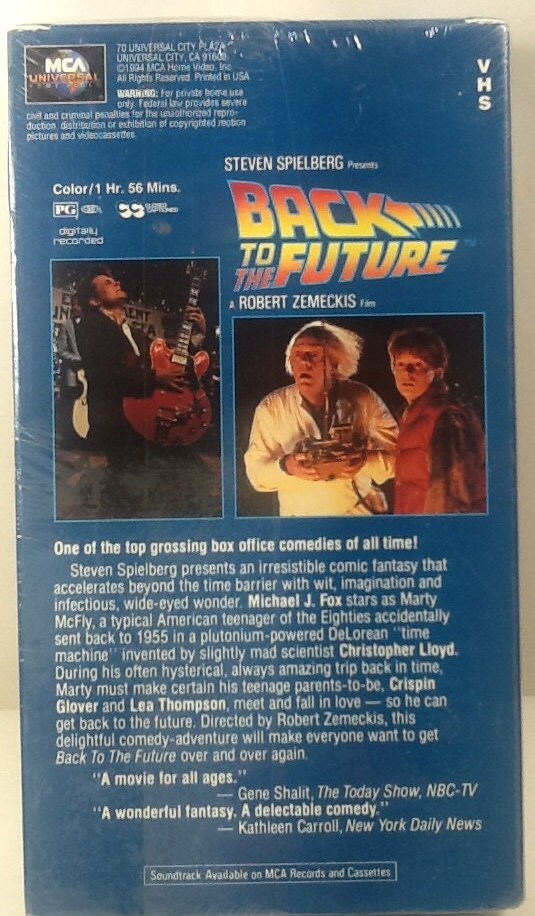 Mca Universal Home Video Vhs