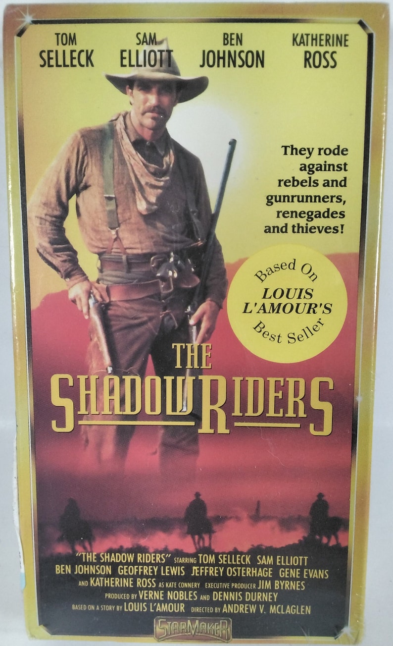 Factory Sealed the Shadow Riders VHS Tom Selleck Sam Elliott Ben ...