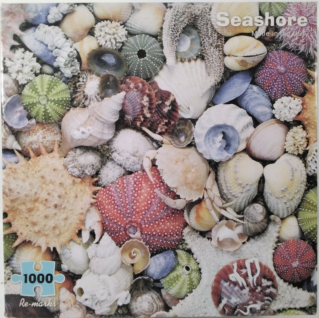 Seashore Seashells Jigsaw Puzzle 1000 Pc 19.25 X 26.625 Re-marks - Etsy