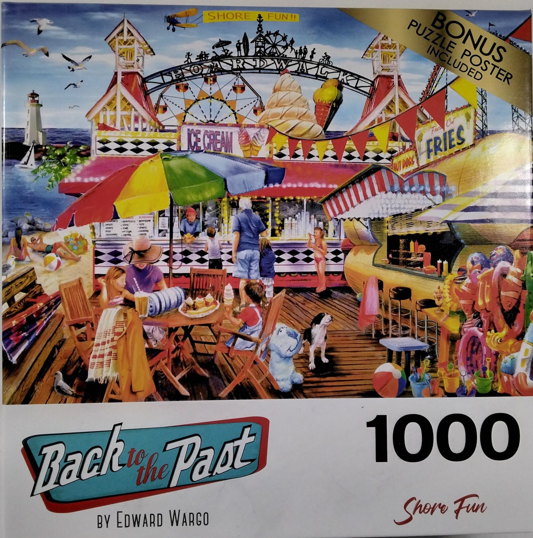 Shore Fun Back to the Past Edward Wargo 1000 Pc 27 X 20 Jigsaw Puzzle ...