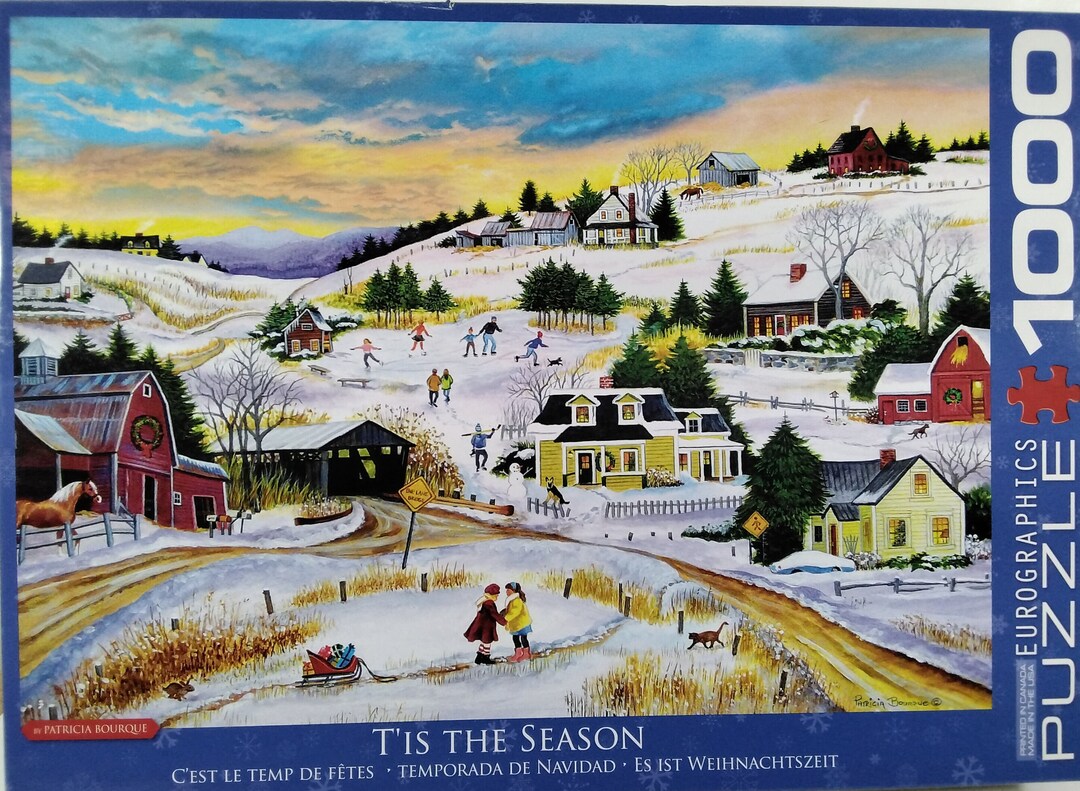Tis the Season Patricia Bourque 1000 Pc Jigsaw Puzzle 19-1/4 X 26-5/8 Eurographics - Etsy