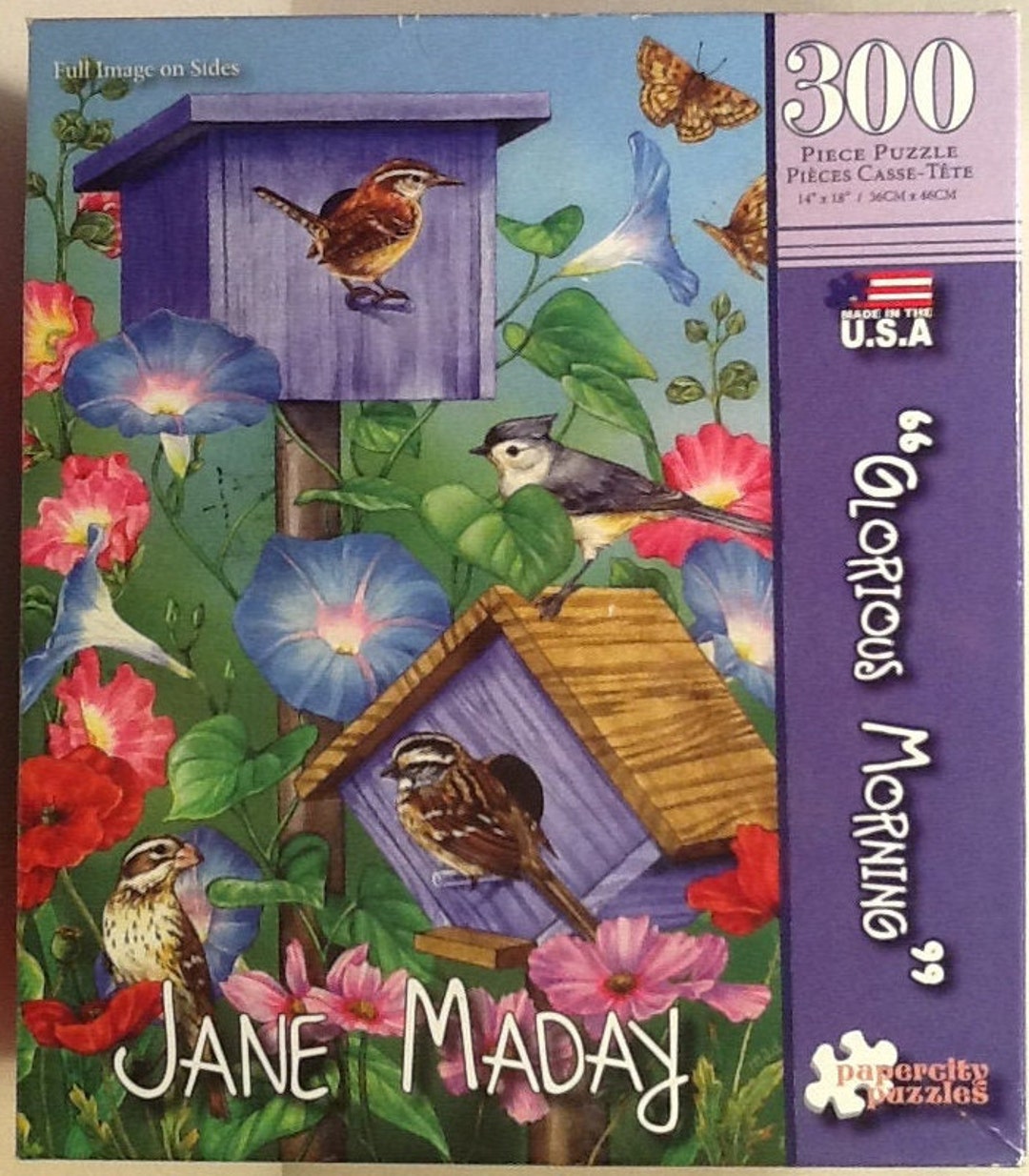 Glorious Morning Bird Houses Jane Maday 300 Pc Jigsaw Puzzle 14 X 18 E ...