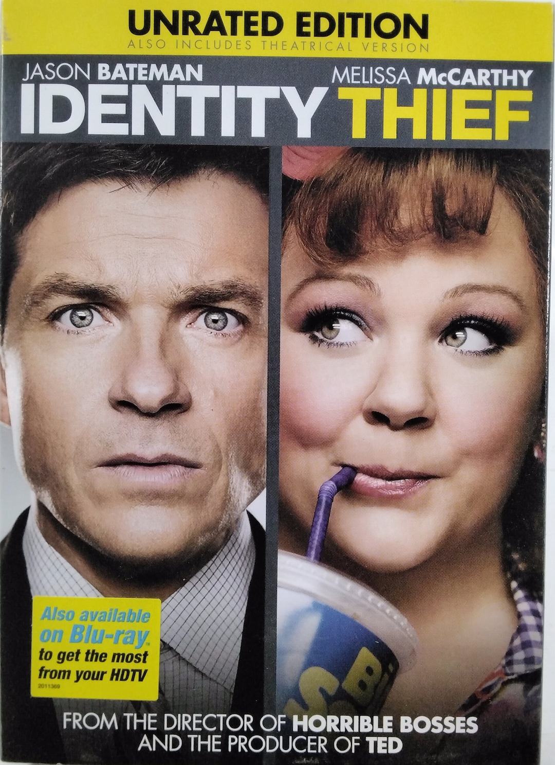 FACTORY SEALED Identity Thief DVD Jason Bateman Melissa Mccarthy ...