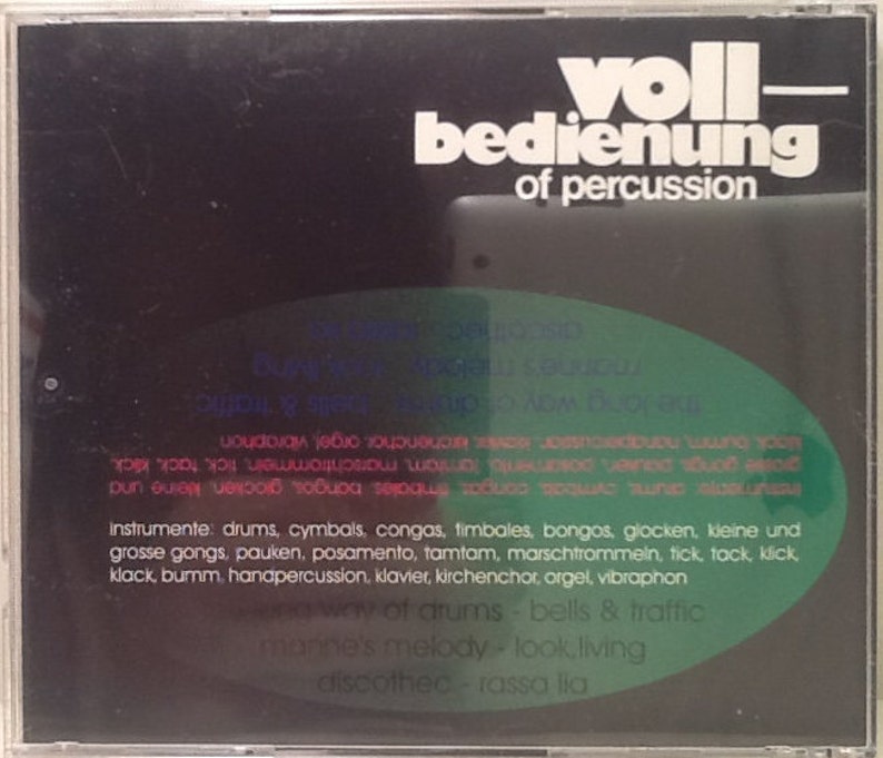Vollbedienung of Percussion CD Zabba W Linder Carsten Bohn - Etsy