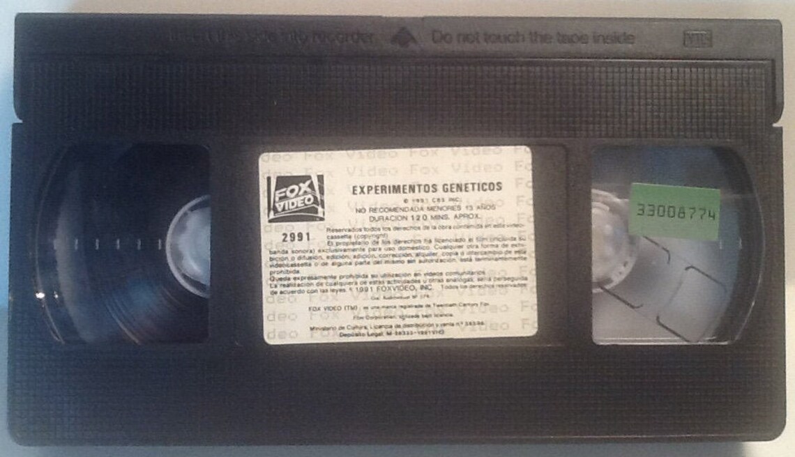 Experimentos Geneticos spanish VHS PAL Genetic Experiments - Etsy