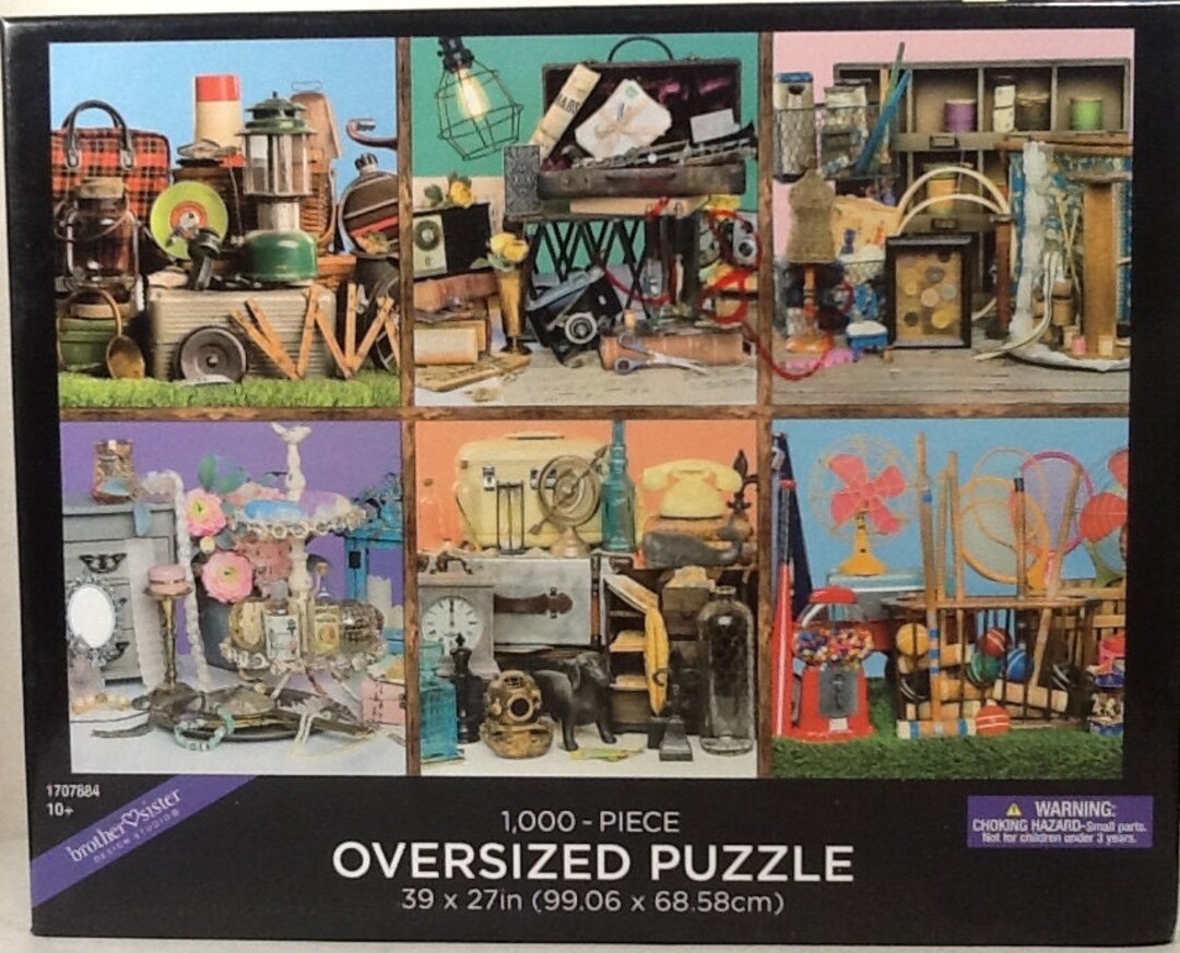 Vintage Items From the Past Jigsaw Puzzle 1000 Pc 39 X 27 Brother ...