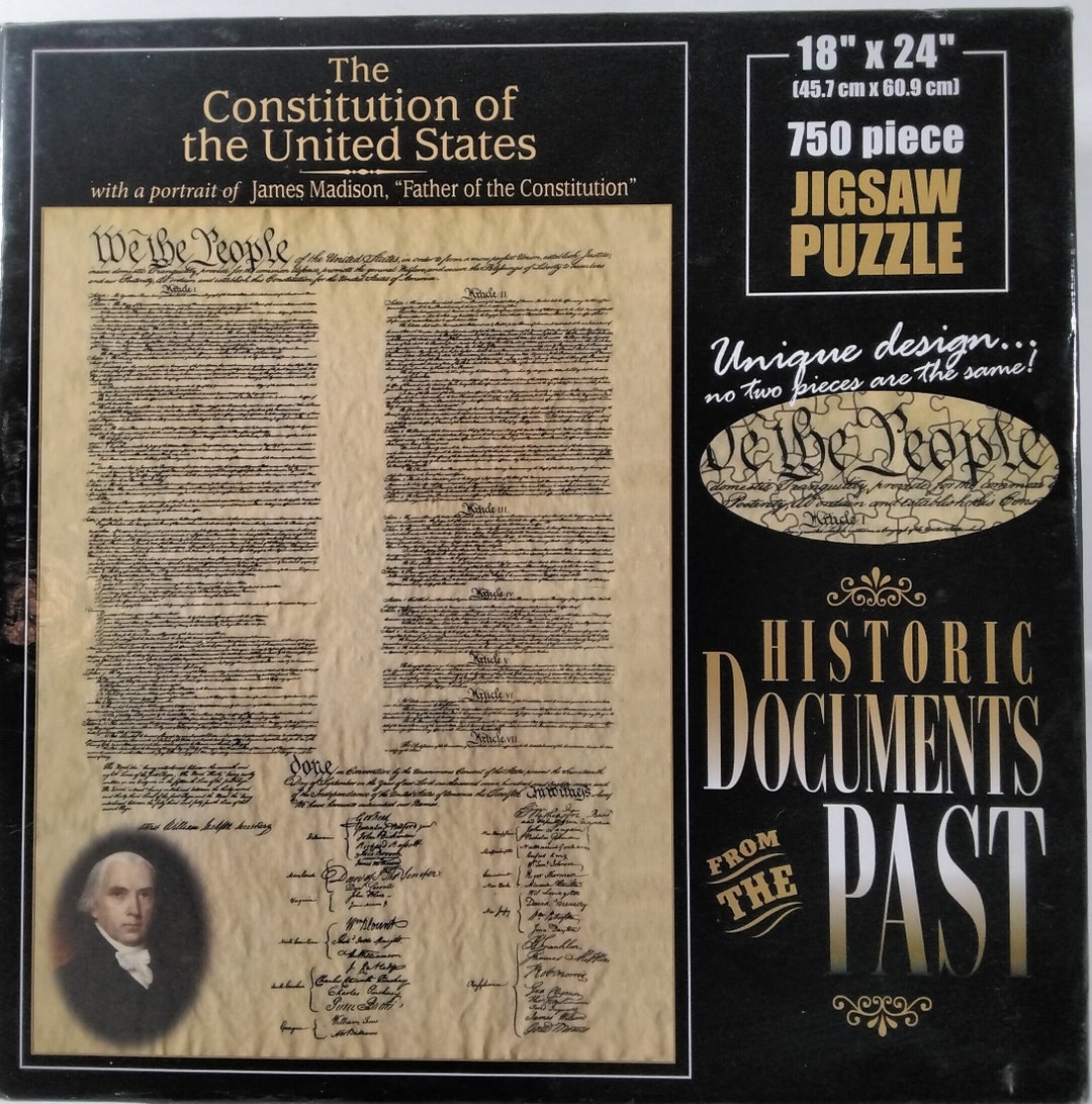 The Constitution of the United States Historic Documents From the Past ...