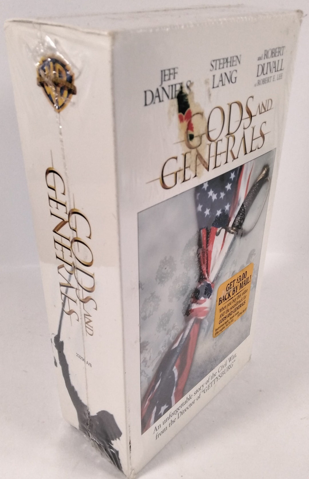 Factory Sealed Gods and Generals VHS double Tape Jeff Daniels Robert ...