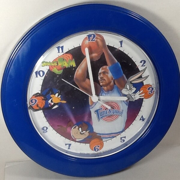 Michael Jordan Clock Space Jam - Etsy